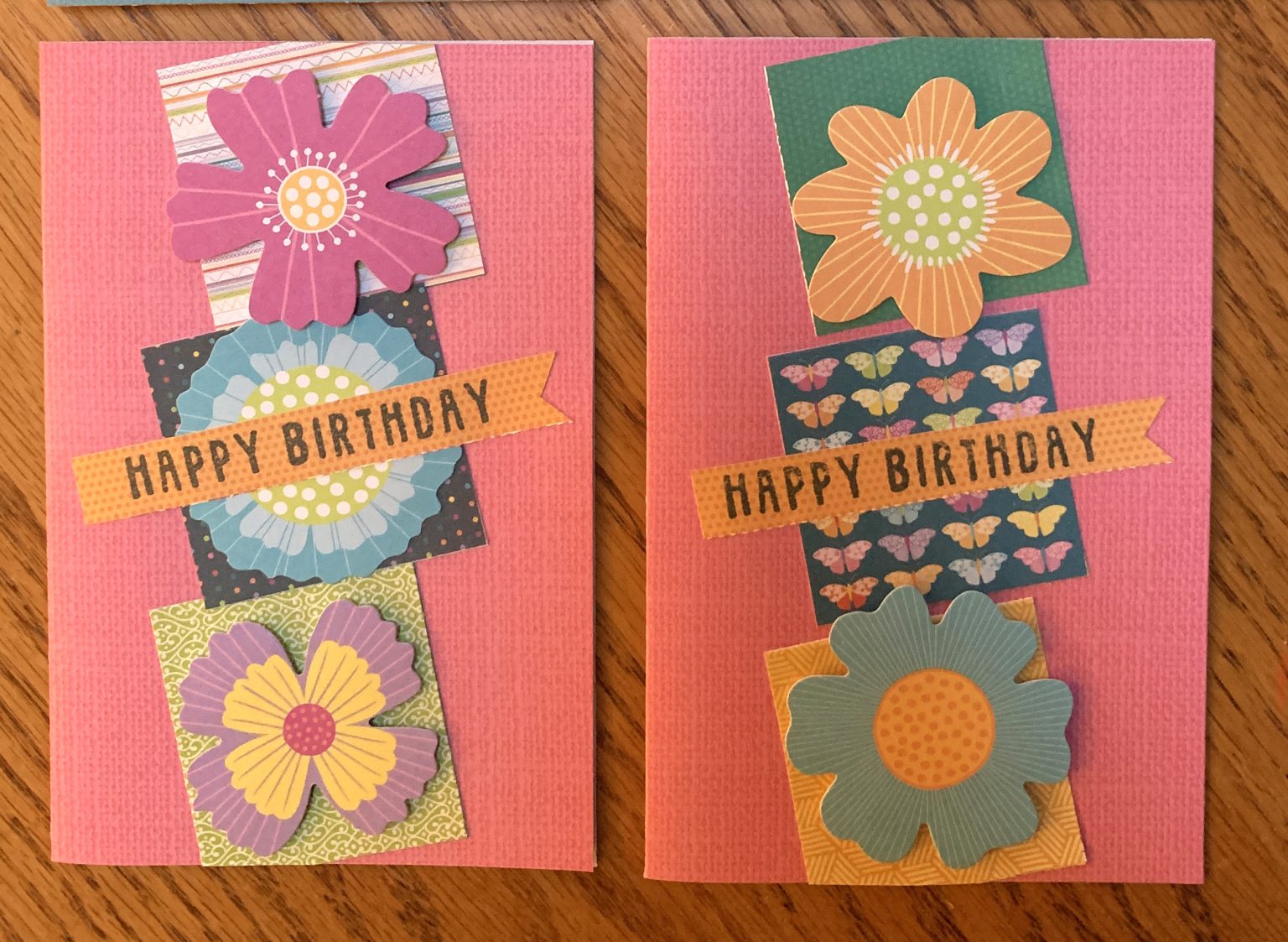 Crafting Quick Birthday Cards Using a Colorful Paper Pack – Craft Picnic